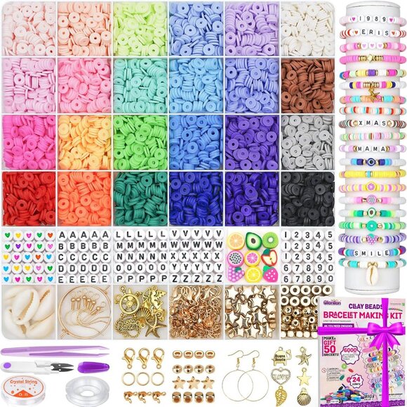 Michaels | Office | New Jewelry Making Kit 600 Polymer Clay Beads ...